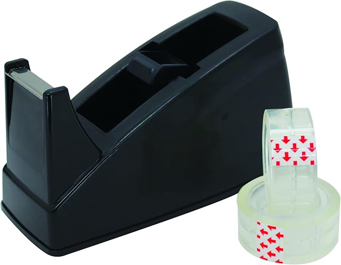 Amazon.com : Tape Dispenser Office Desktop Holder with 10 Rolls of 2 ...