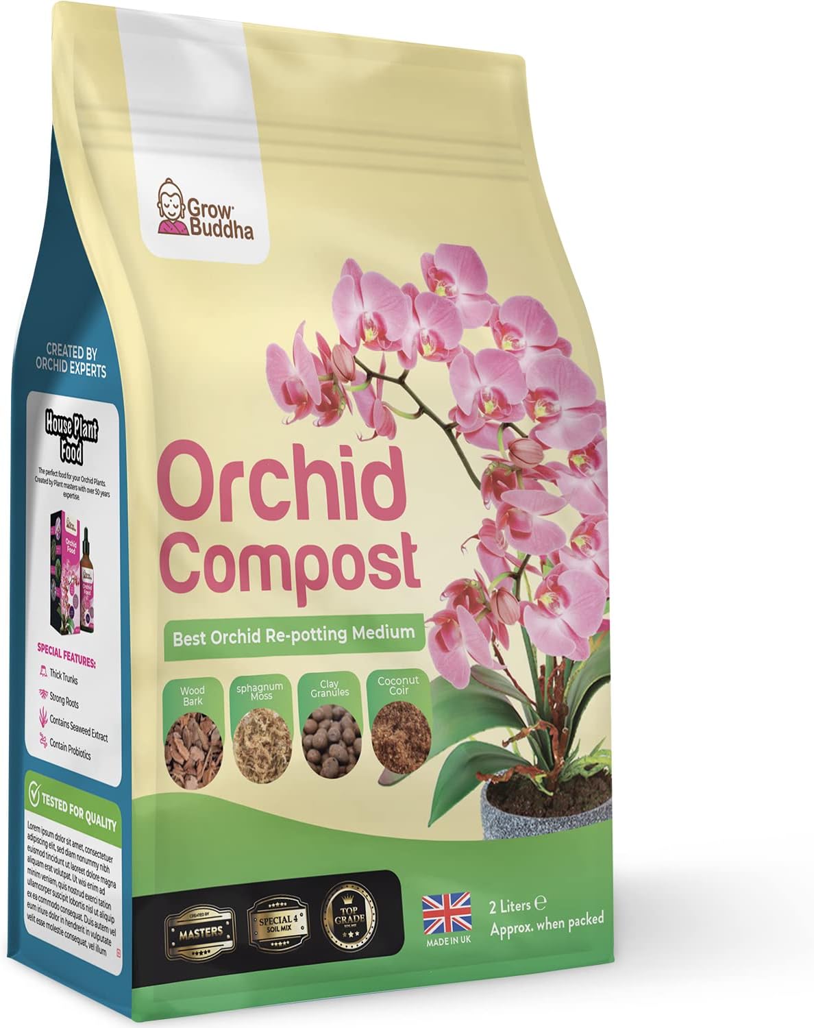 Orchid Focus Repotting Mix, 3L - Growth Technology Orchid Potting Mix ...