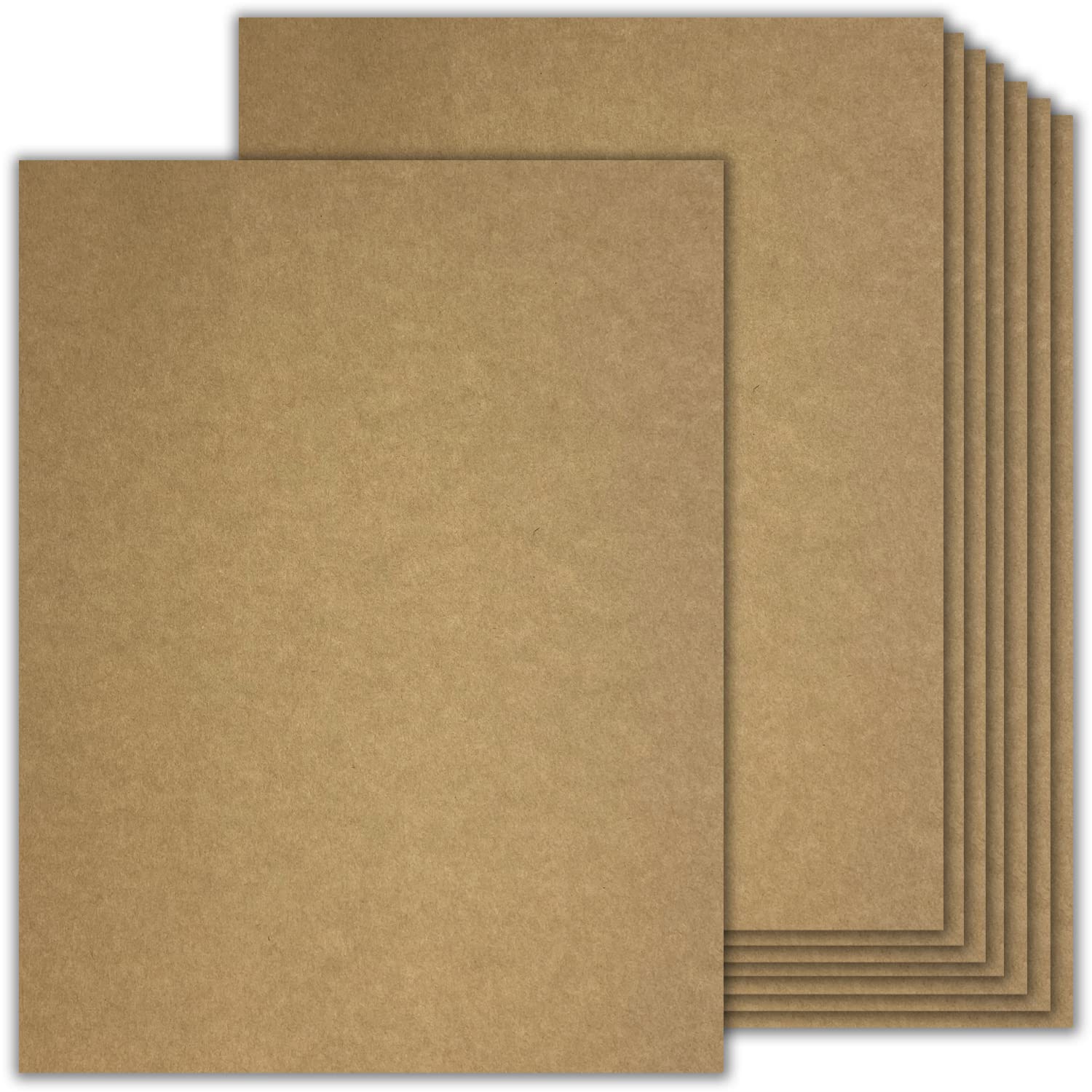 Snapklik.com : Brown Kraft Cardstock 100 Sheets 8.5 X 11 Inches, 80 Lb ...