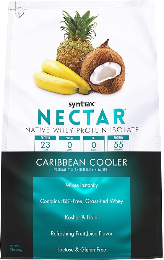 Amazon.com: Syntrax Nutrition Nectar, 100% Whey Protein Isolate Powder ...
