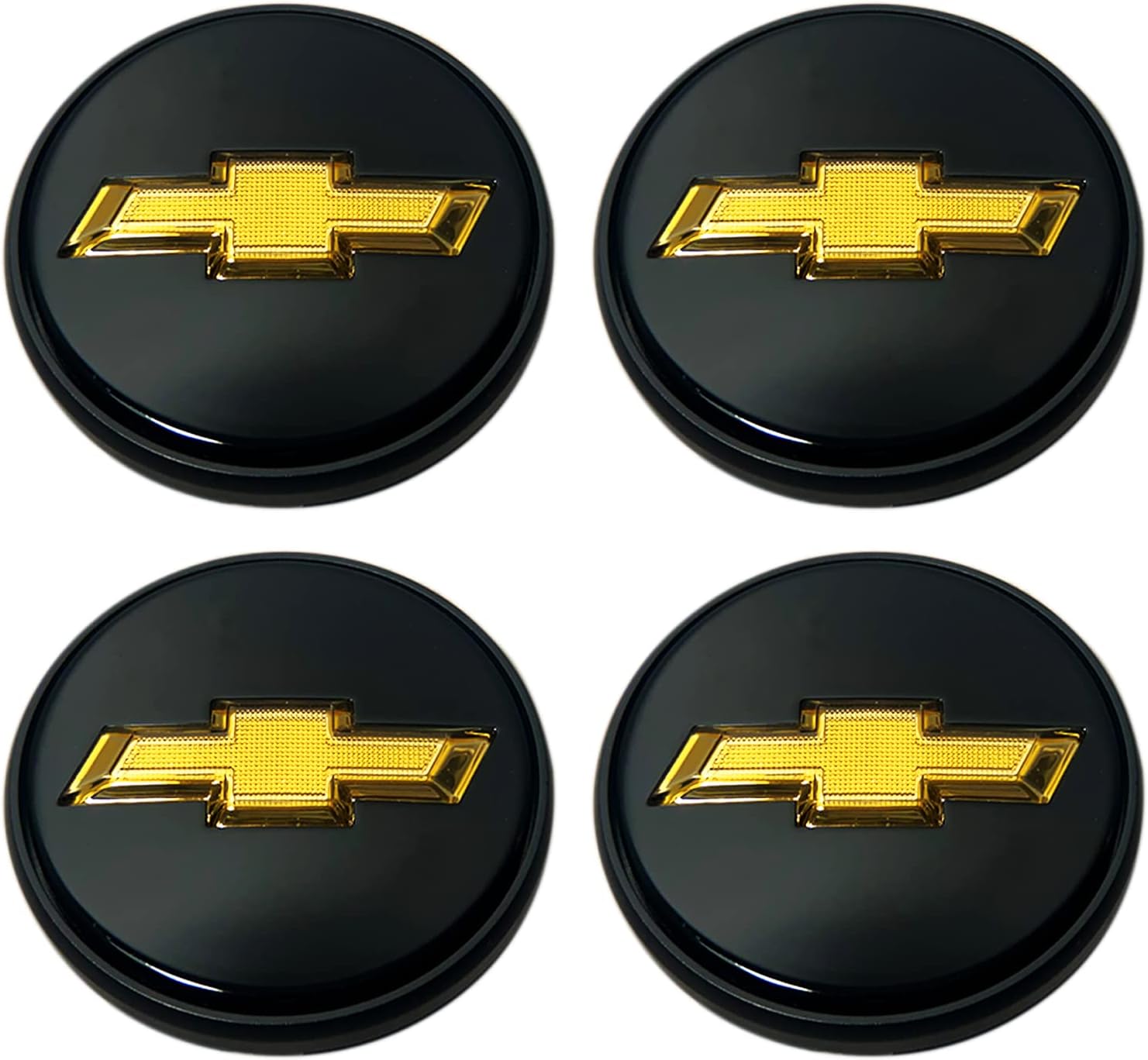 Amazon.com: GMC OEM New Wheel Hub Center Cap Black w/Silver Bowtie Logo ...