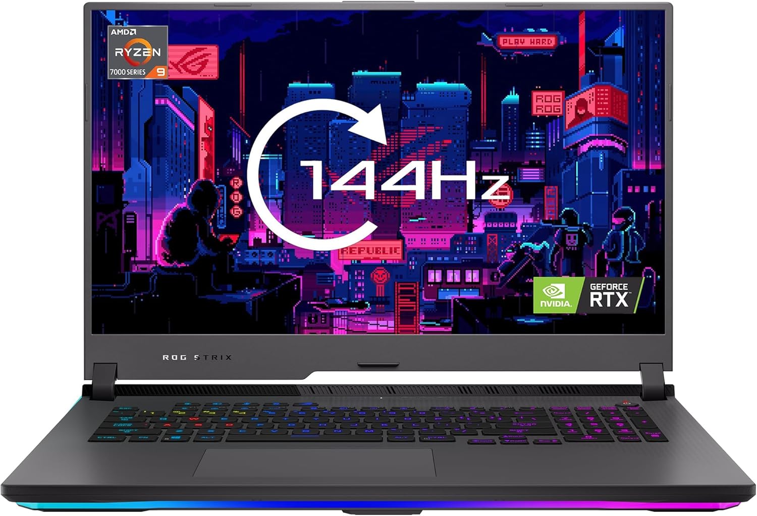 MESH Computers ASUS ROG Strix G17 G713PU 17.3-inch FHD 144Hz Gaming ...