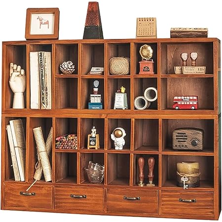 Amazon.com: Touch of Class Mackenzie Wall Curio Shelf - Made of Wood ...