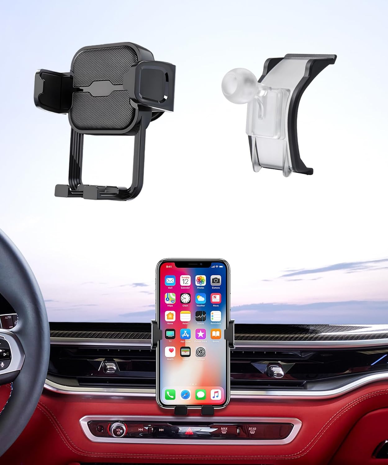Amazon.com: Masergogo Car Phone Holder for BMW X3/X3M 2025-2026 / X5 ...