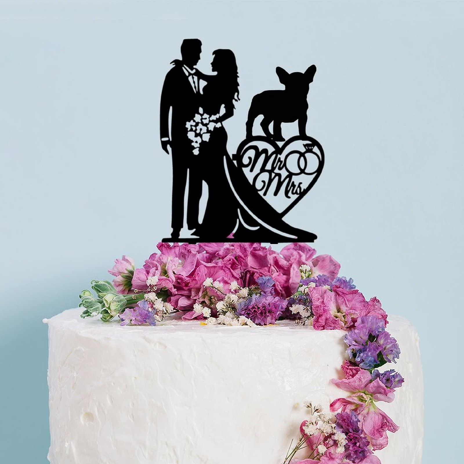 Emo Bride And Groom Cake Toppers Funny Wedding Cake Topper,Bride And