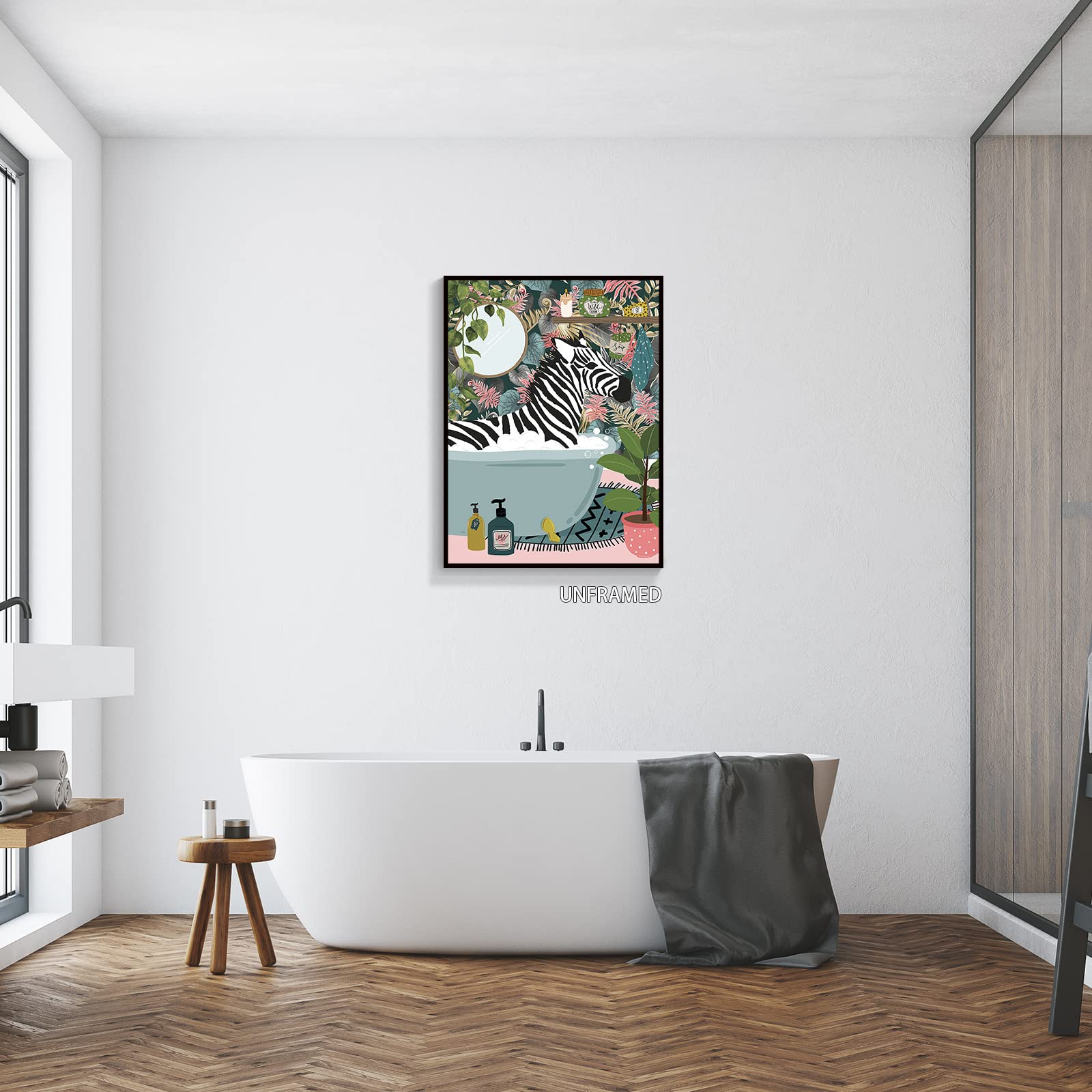 Beautiful Zebra Bathroom Themes