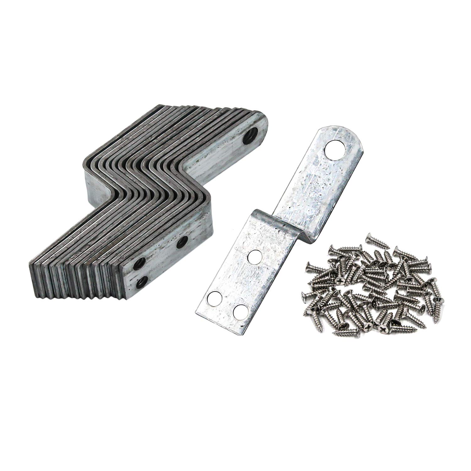 Amazon.com: Geesatis Set of 15 Z Shaped Corner Bracket Right Angle for ...