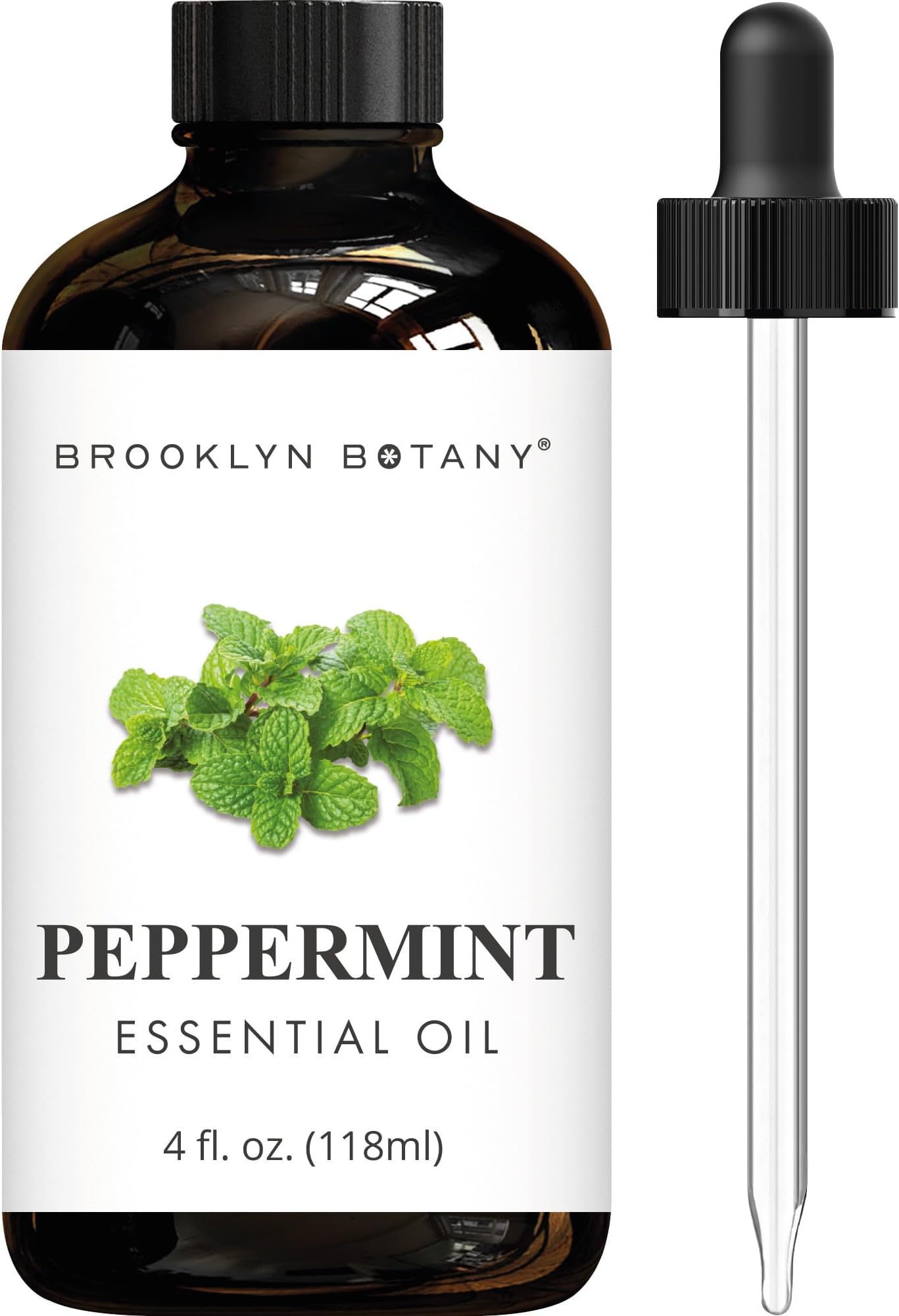 Amazon.com: Brooklyn Botany Peppermint Essential Oil - Huge 4 Fl Oz ...