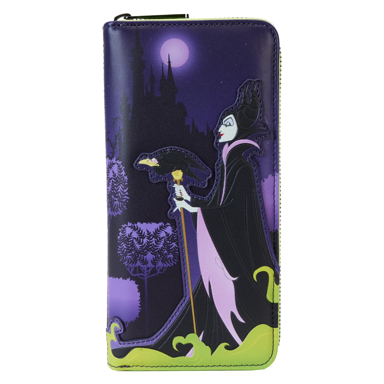 Amazon.com: Loungefly Disney Maleficent Scene Wallet : Clothing, Shoes ...