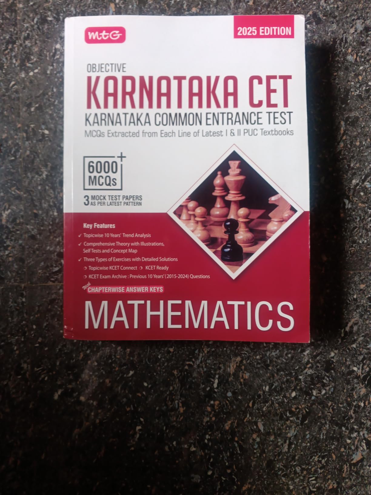 MTG Objective Karnataka CET Mathematics Book For 2025 KCET Exam | KCET ...