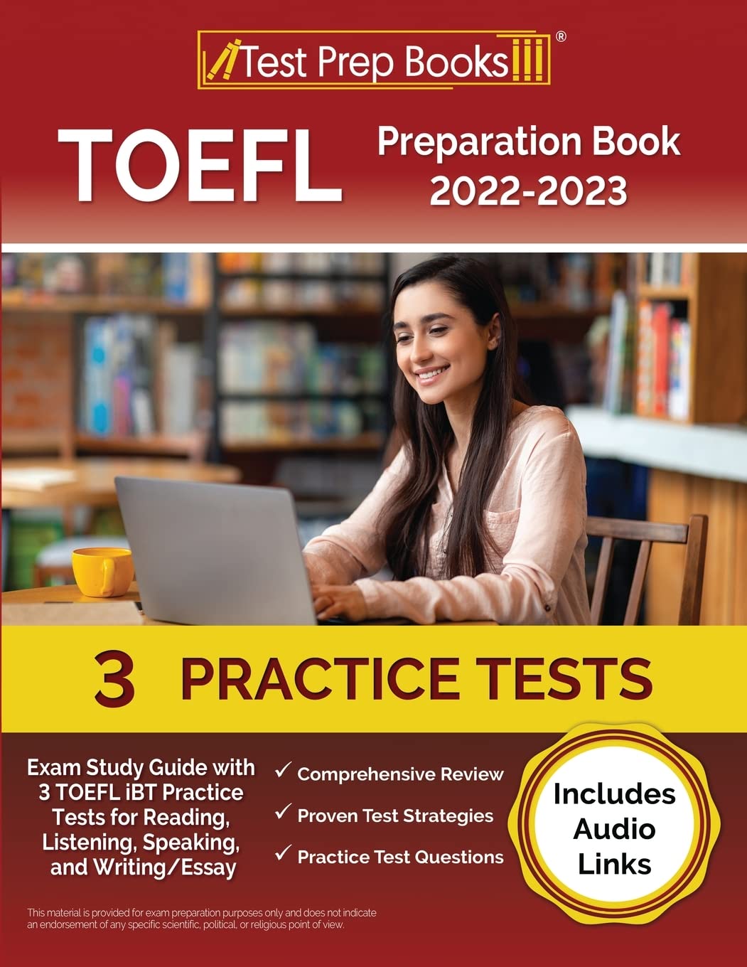 TOEFL Preparation Book 2022-2023: Exam Study Guide with 3 TOEFL iBT ...