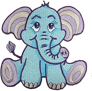 Amazon.com: Cute Lil' Baby Elephant Iron On Patch