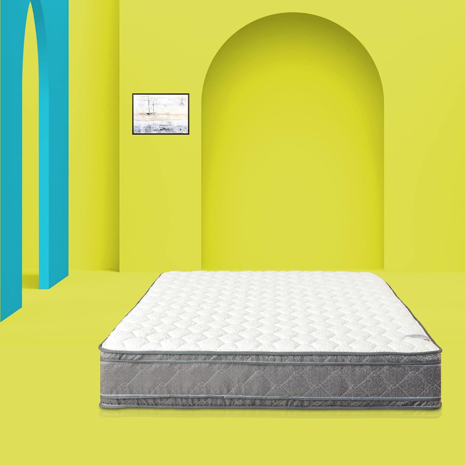 Amazon.com: Greaton 11" Firm Foam Encased Foam Mattress with Double ...