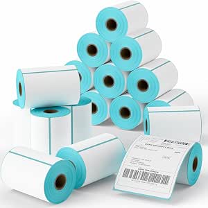Amazon.com : MFLABEL Direct Label 4x6 Thermal Label Commercial Grade ...