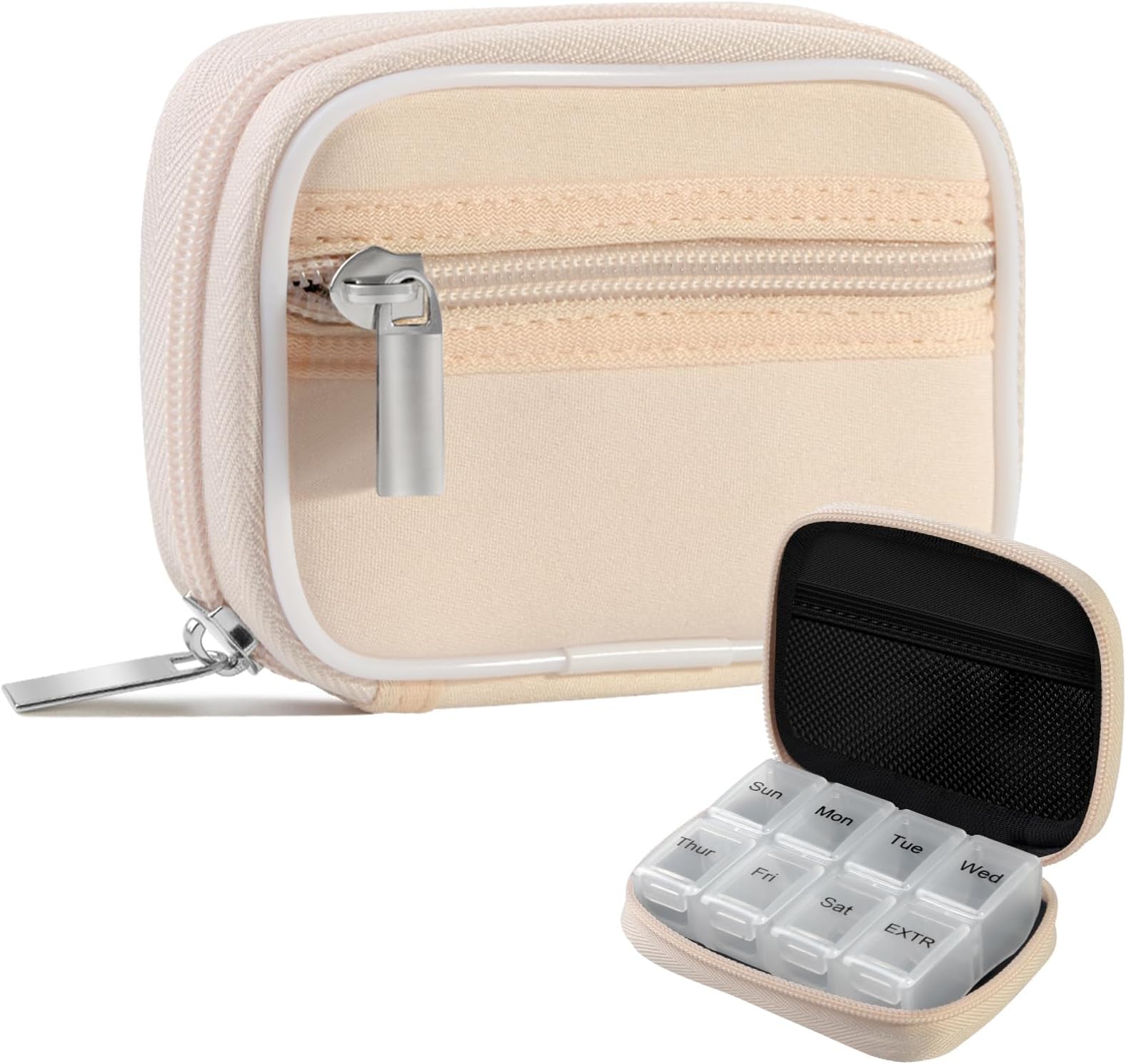 Amazon.com: Made Easy Kit Pill Case for Everyday and Travel - 7-Day ...