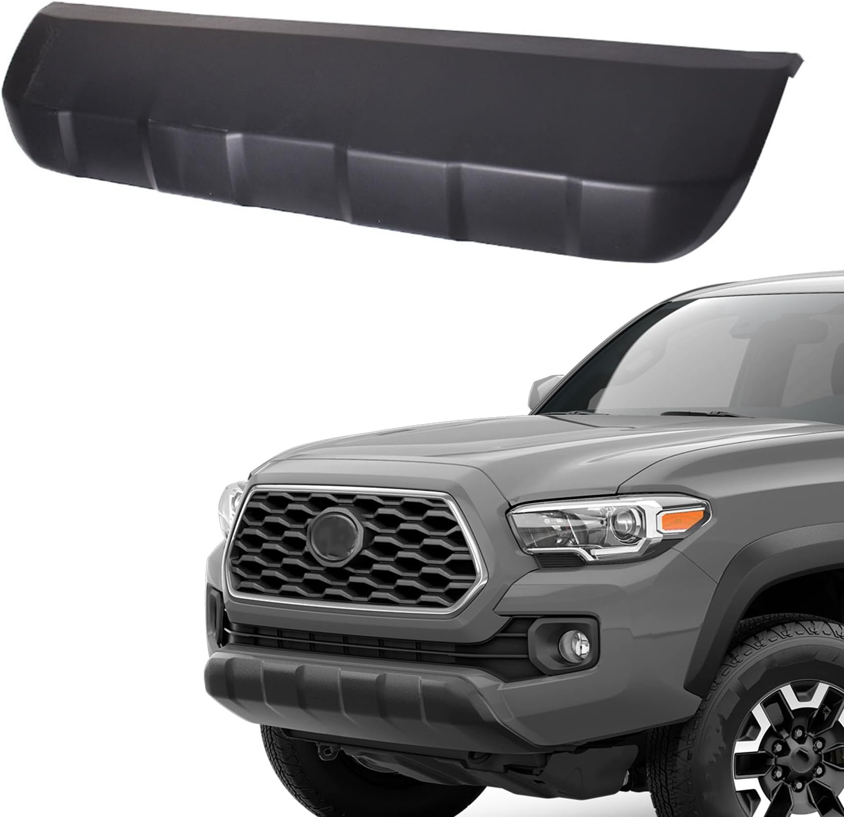 Amazon.com: WFLNHB Front Lower Bumper Valance Panel Skid Plate Black ...