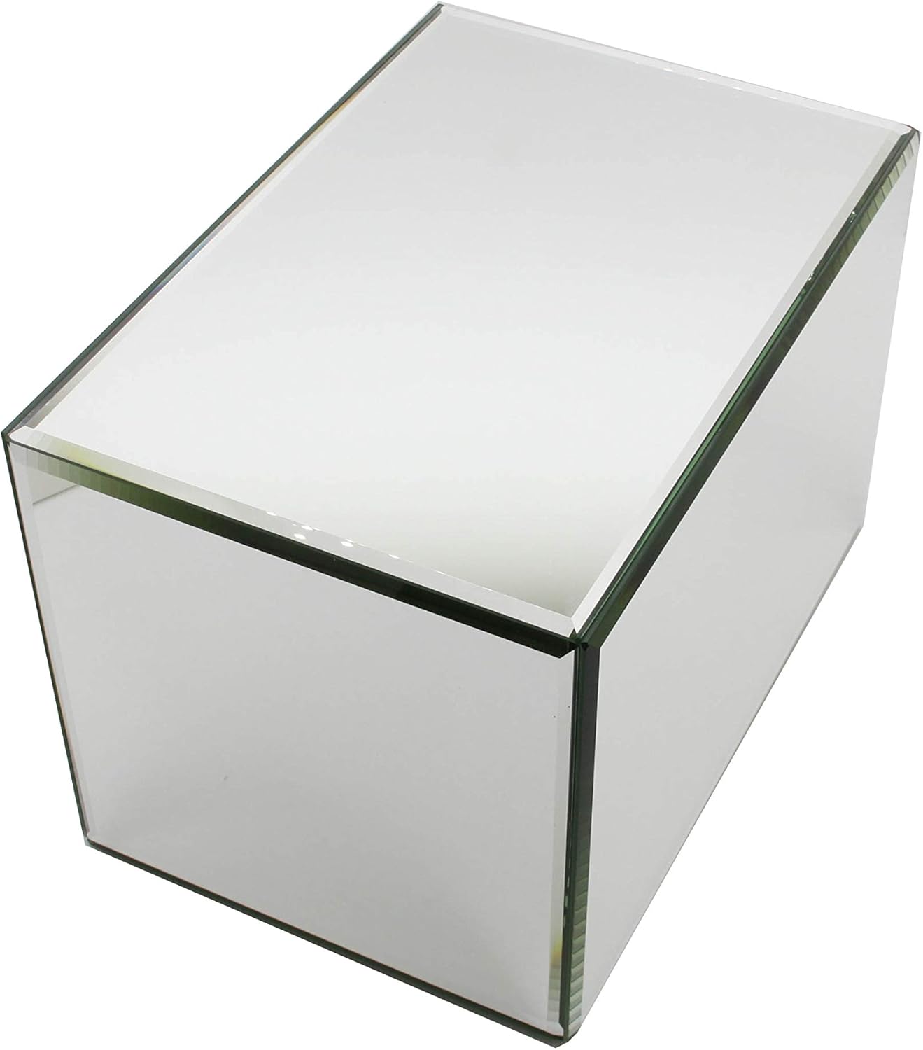 Amazon.com: FixtureDisplays® Set of 2 10.25x7x7" Rectangular Glass ...