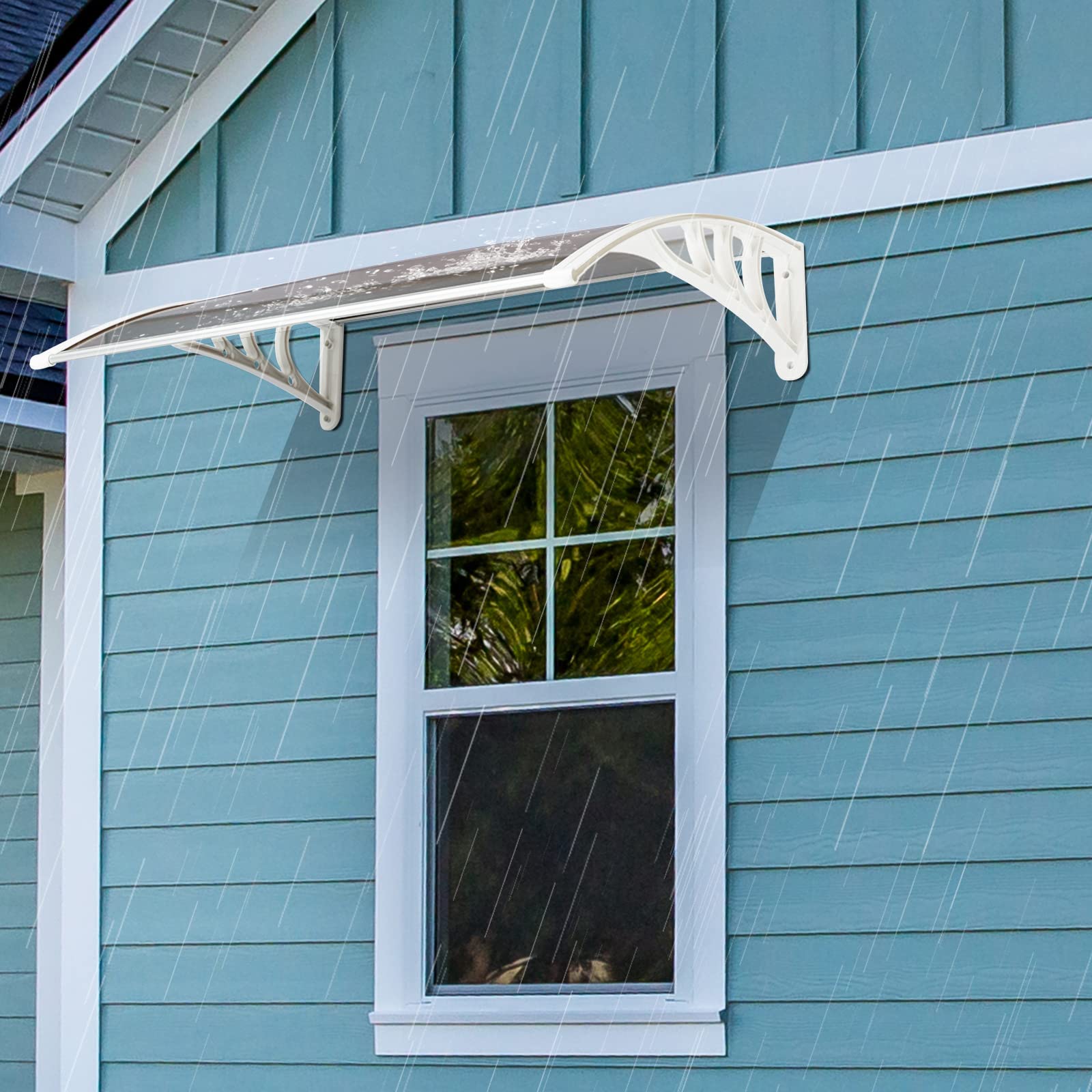 Snapklik.com : Awnings For Doors Windows 120"x40", Door Awnings Exterior Window Awnings Exterior ...