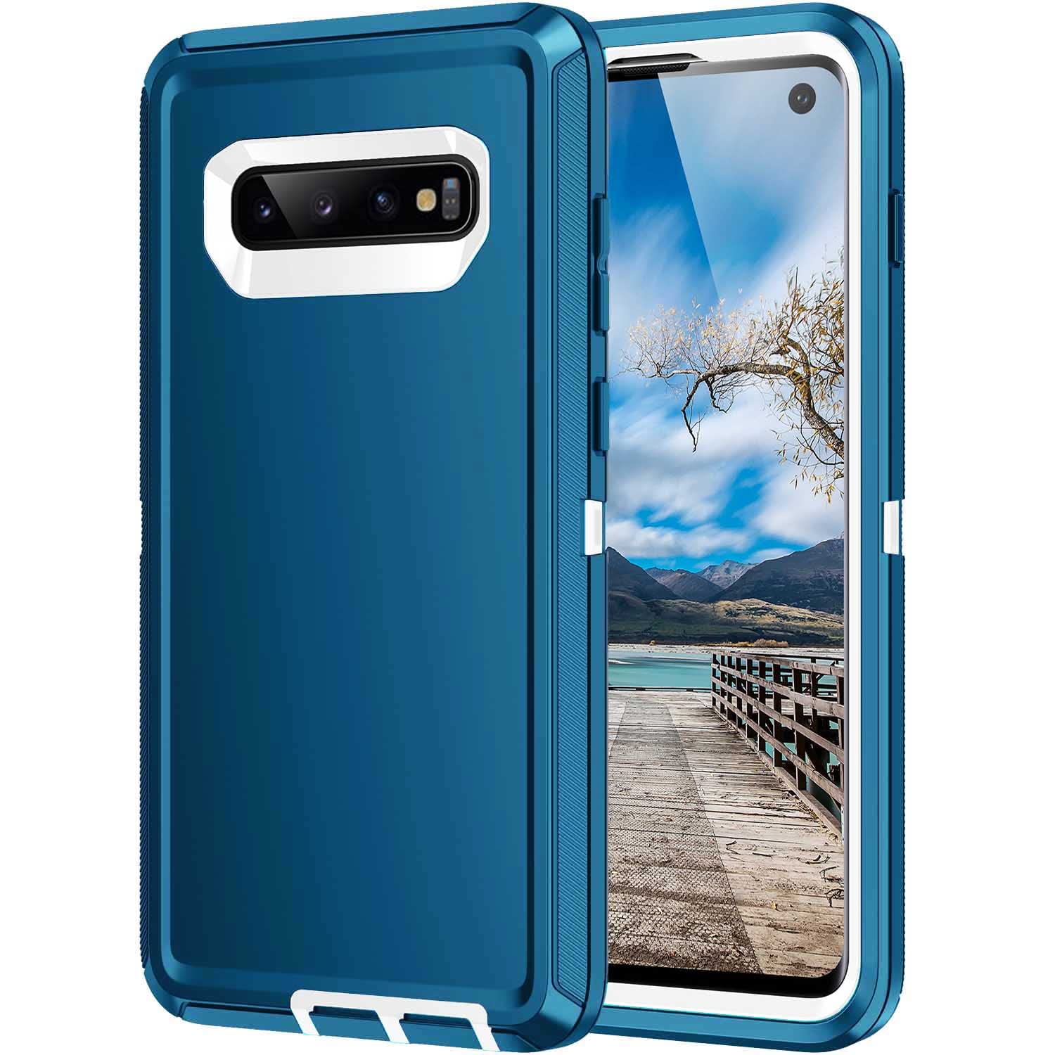 Amazon.com: Mieziba for Galaxy S10 Case,Heavy Duty Shockproof Dust/Drop ...