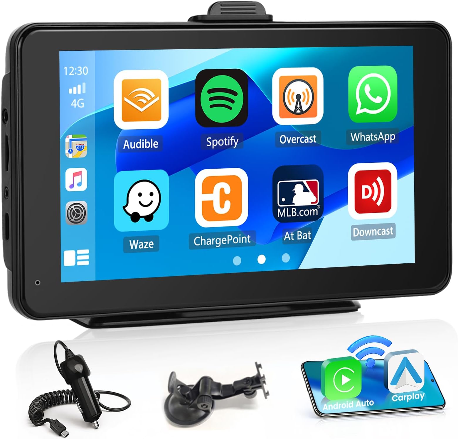 Carpuride Carplay Android Auto, 7" HD Poste Radio Voiture, Autoradio ...