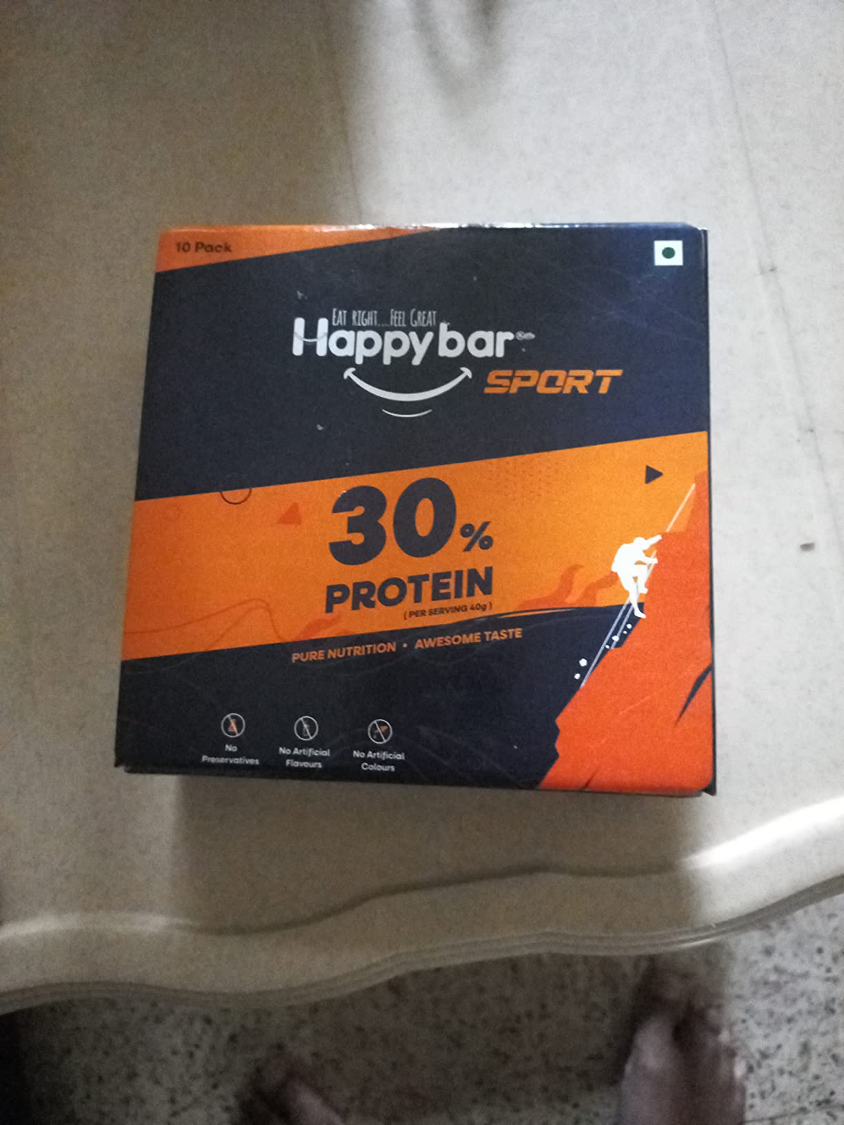 FITSPORT 20 gram Protein Bar [Pack Of 6], Healthy Snack Breakfast Bar ...