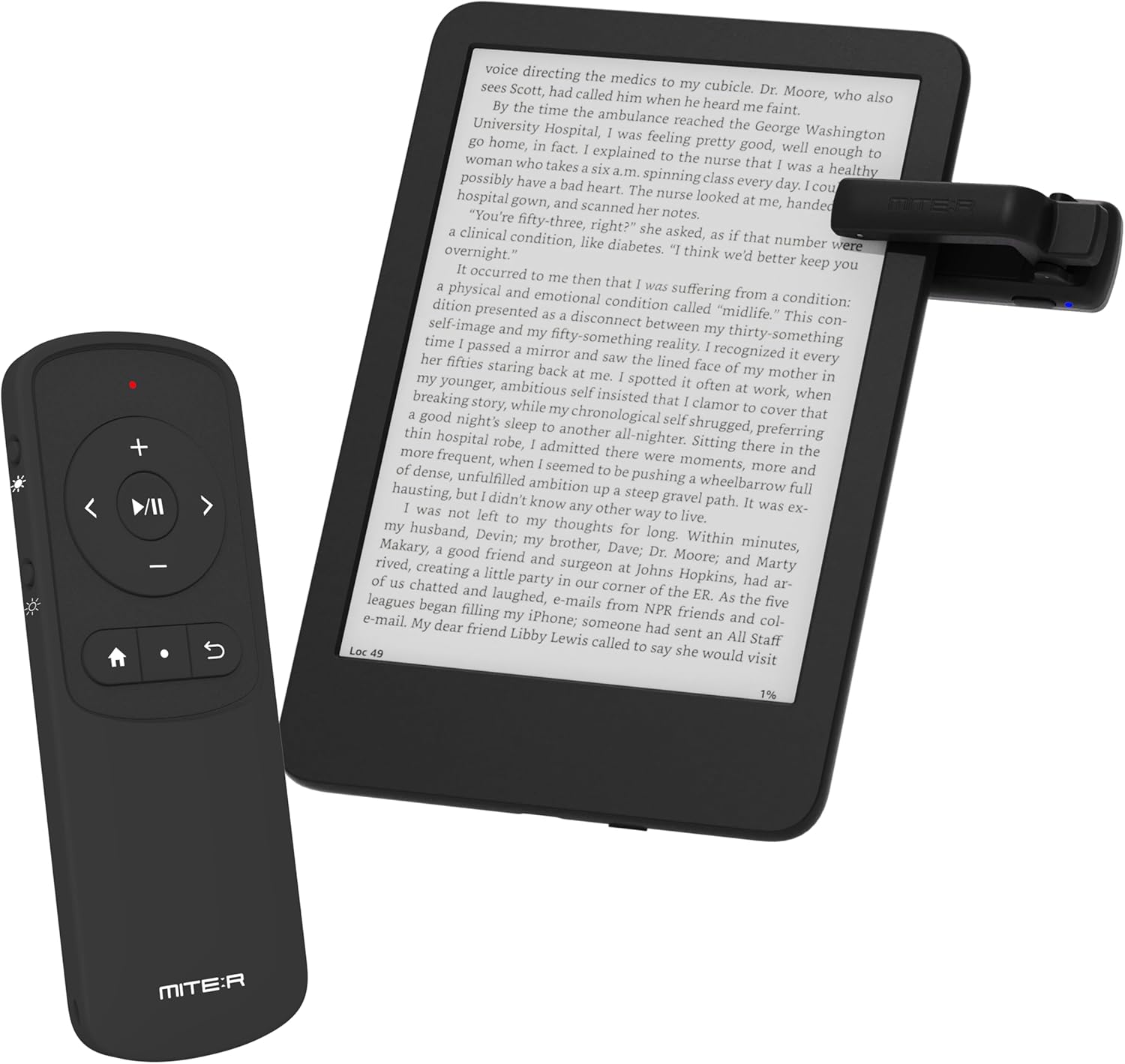 Amazon.com: Remote Control Page Turner RF & Bluetooth Clicker for ...