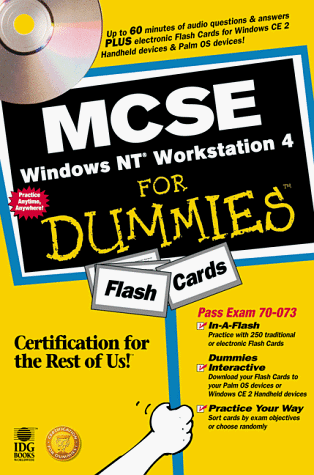 MCSE Windows NT Workstation 4 For Dummies Flash Cards (Certification ...
