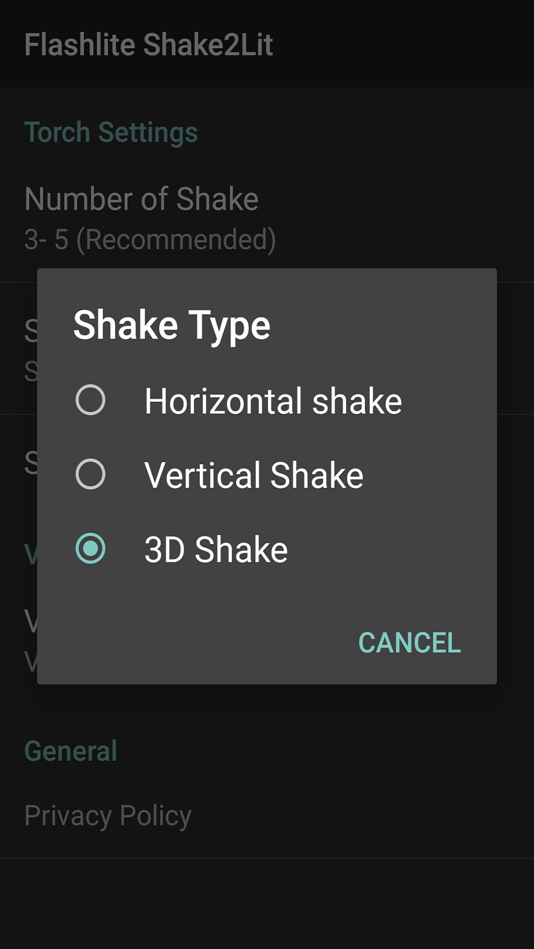FlashLite torch Shake2Lit with 3D shake technology - App on Amazon Appstore