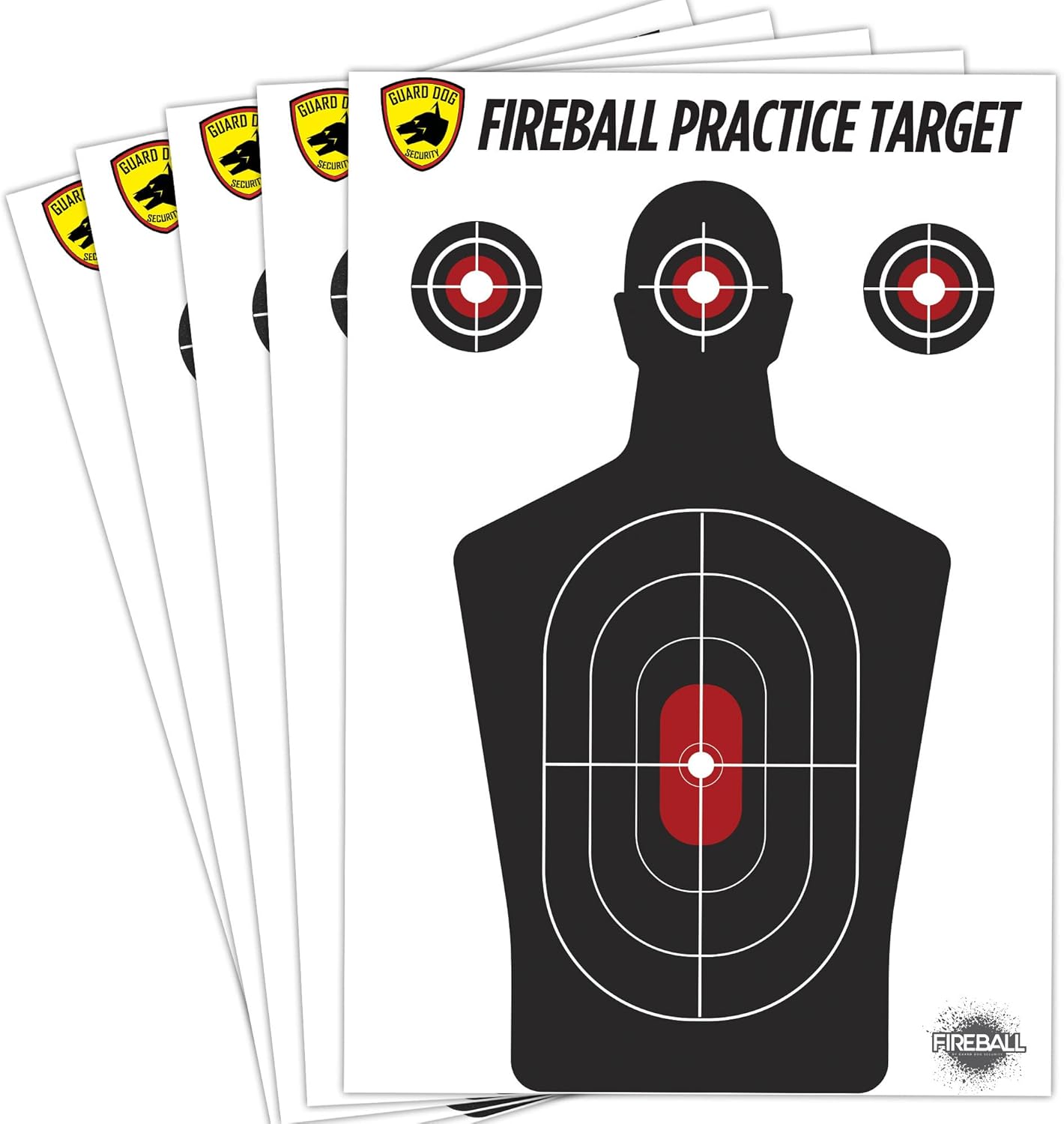 Amazon.com : Guard Dog Security Shooting Targets for The Range - Paper ...