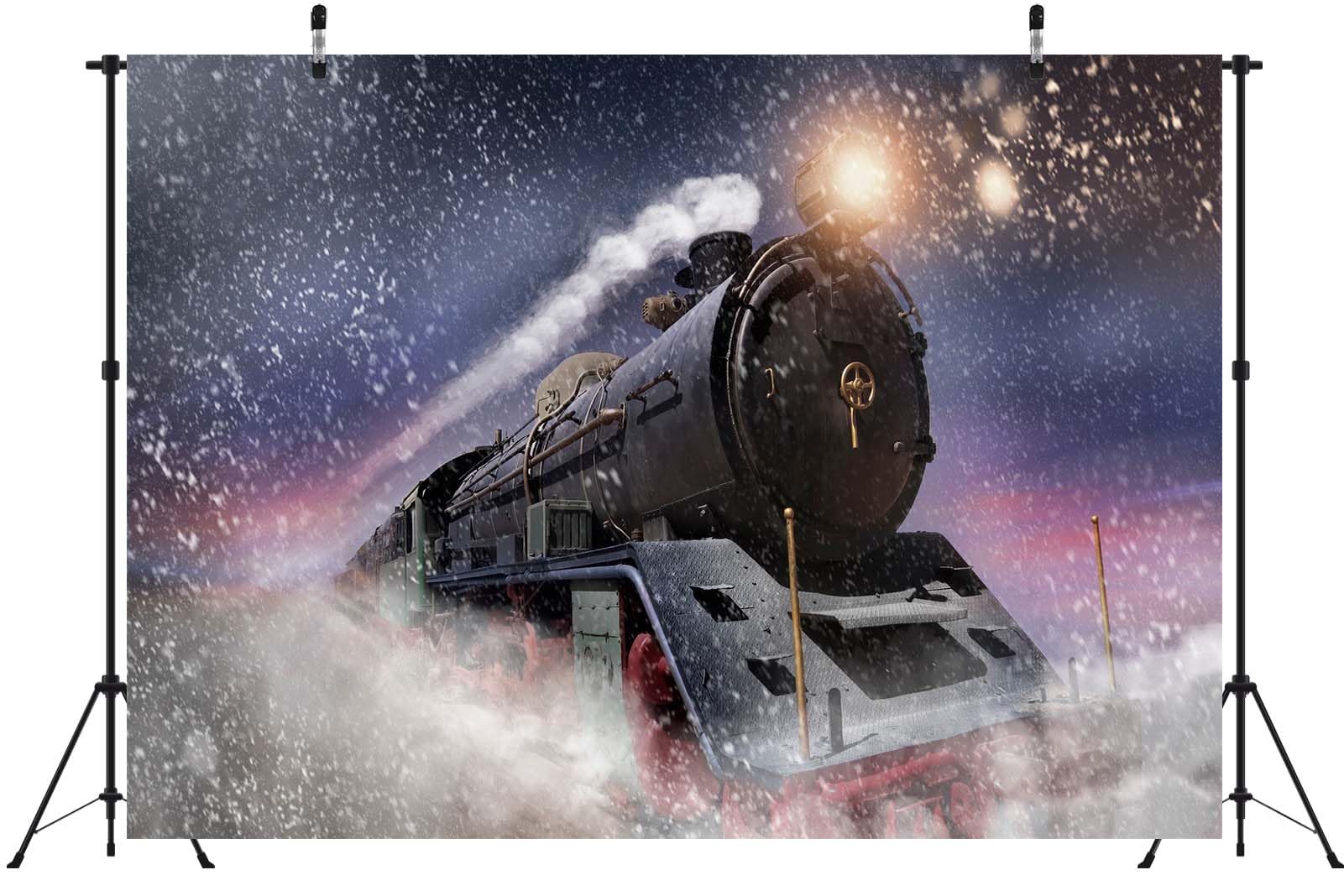 Polar Express Train Backdrop Polar Express Winter Stock Photos Free