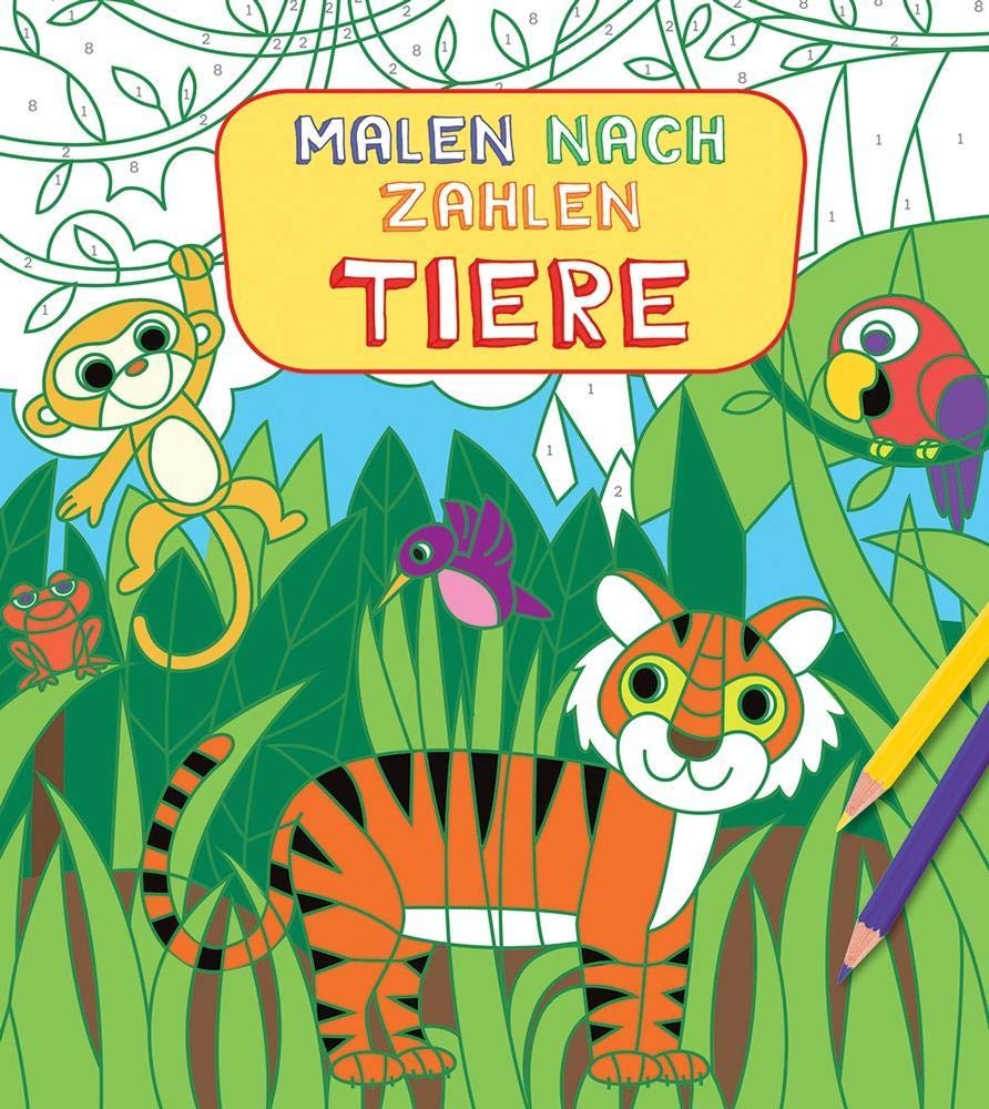 Malen nach Zahlen - Tiere : Amazon.de: Bücher