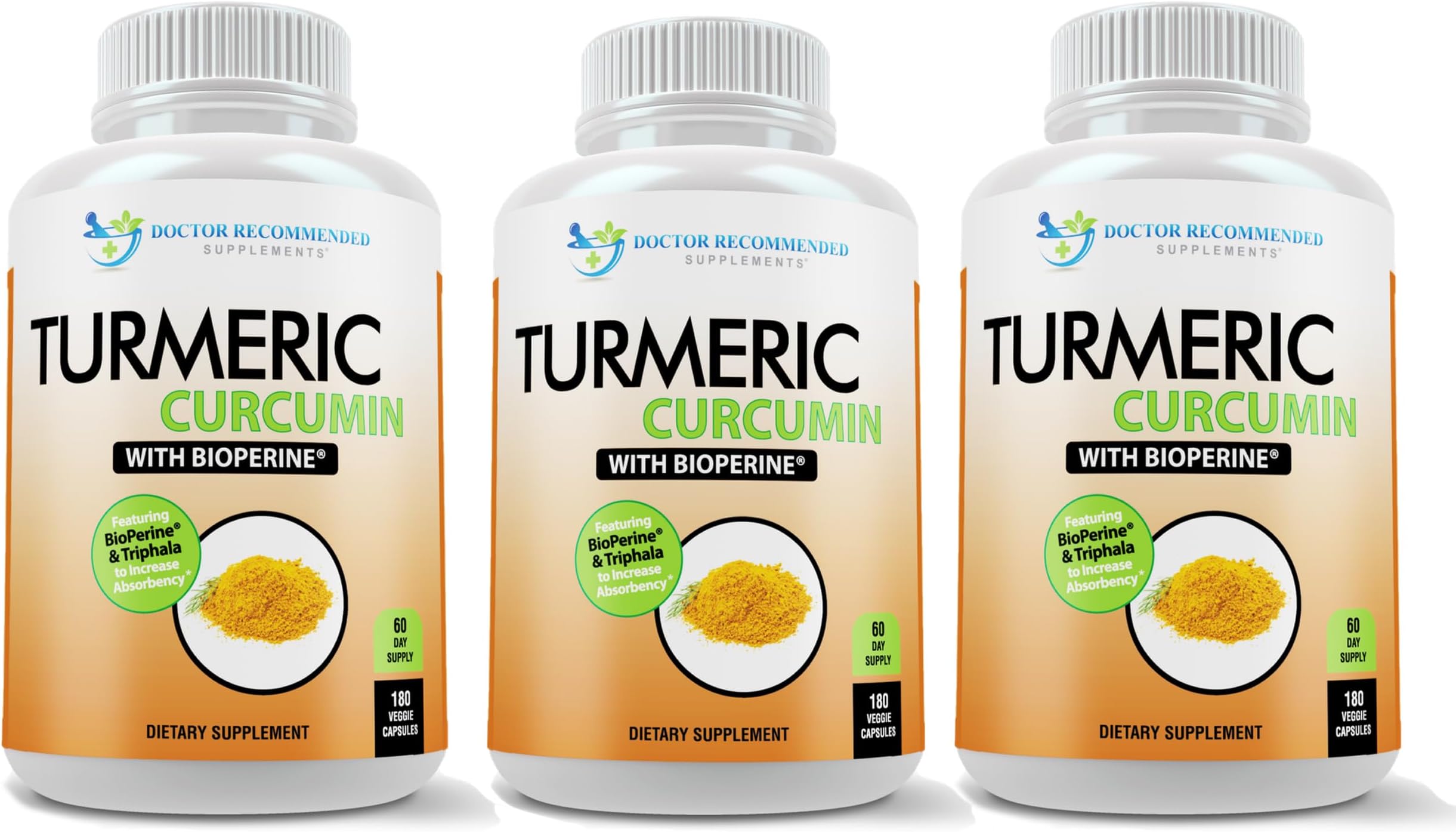 Amazon.com: Turmeric Curcumin Supplement - 2250mg/d - Veggie Caps - 95% ...