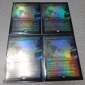 Amazon.co.jp: MTG SLD Temple of the Eldrazi English Foil Set of 4 ...