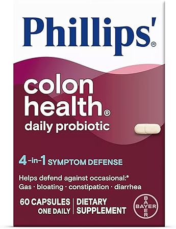 Amazon.com: Phillips' Colon Health Daily Probiotic Capsules, 4-in-1 ...