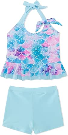 Amazon.com: Big Girls Bathing Suit Size 9-10 Young Girl Cool Backless ...