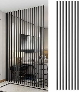 Amazon.com: Metal Wall Partition Post Room Divider, Room Divider Floor ...