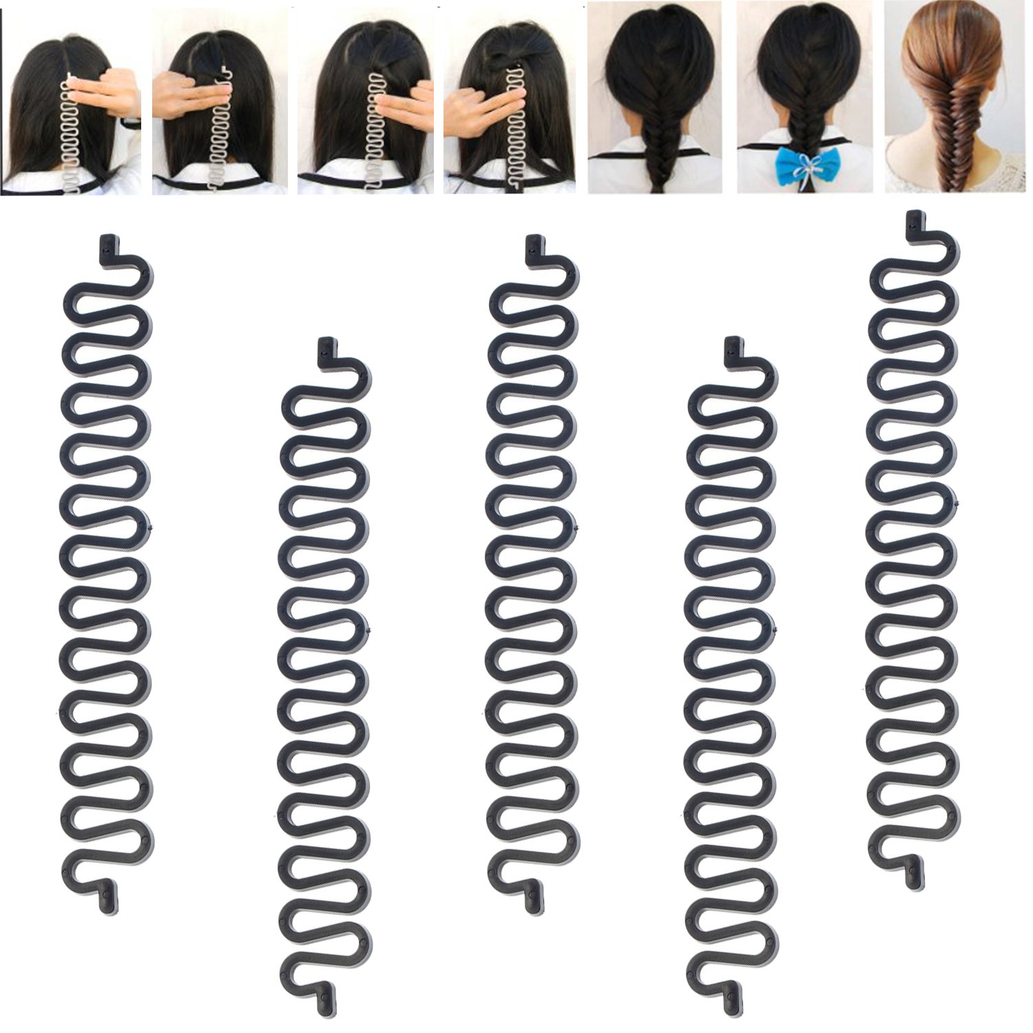 Amazon.com: 5 Magic Hair Braiding/Hairstyling Braiders Set : Beauty ...
