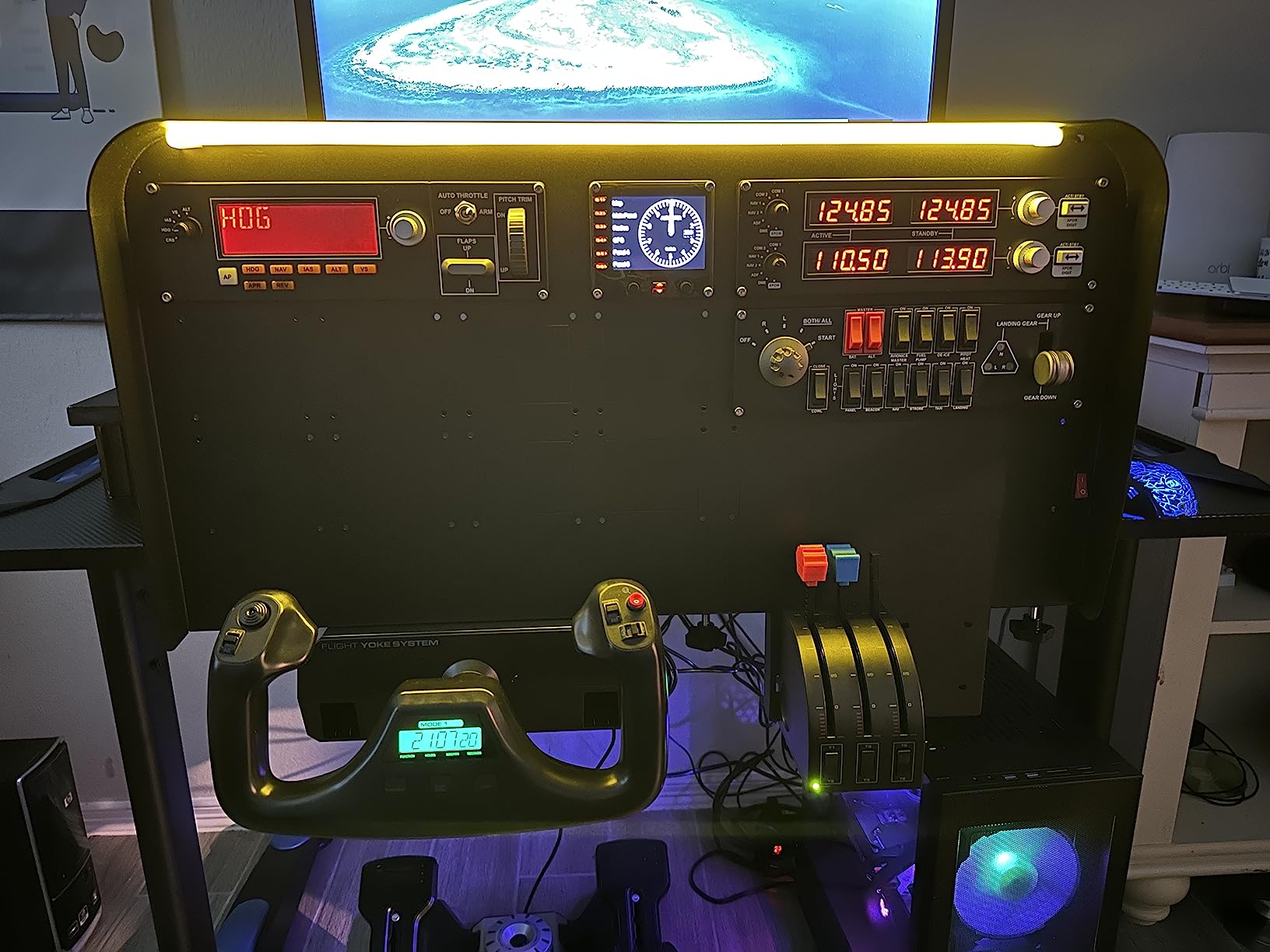 $33/mo - Finance Meza Flight Simulator Cockpit ，wheel stand pro flight ...