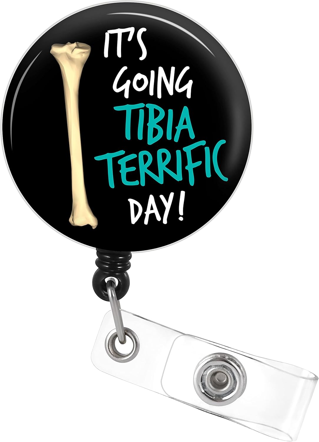 Amazon.com : Plifal Ortho Badge Reel Holder Retractable with ID Clip ...