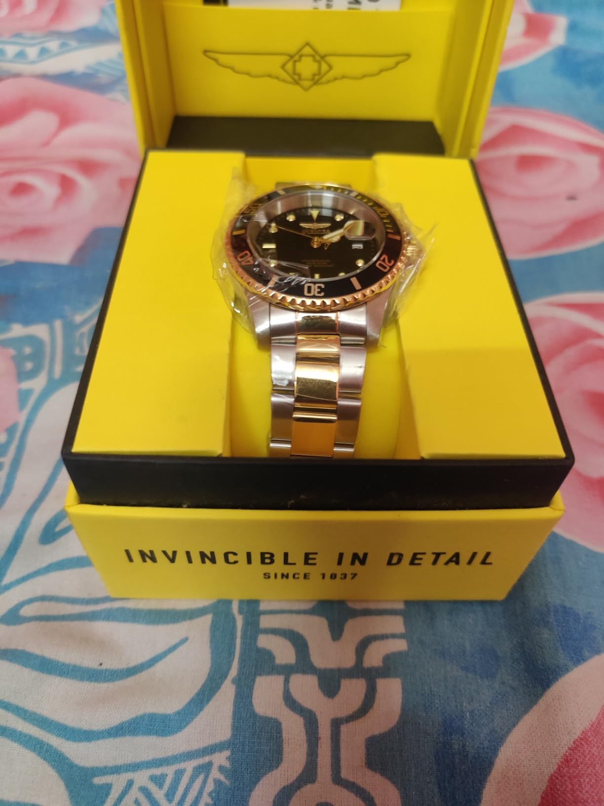 Invicta Stainless Steel Pro Diver Analog Black Dial Unisex's Watch ...