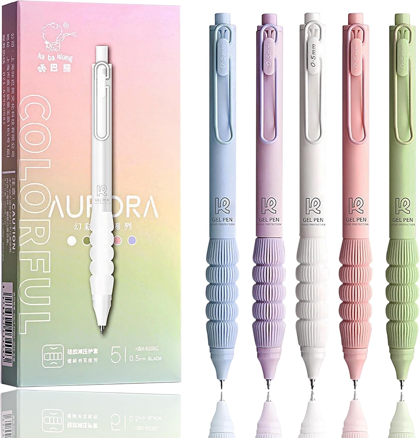 Amazon.com: MHBEW Cute Gel Pens 5Pcs Retractable Quick Dry Ink Pens 0 ...