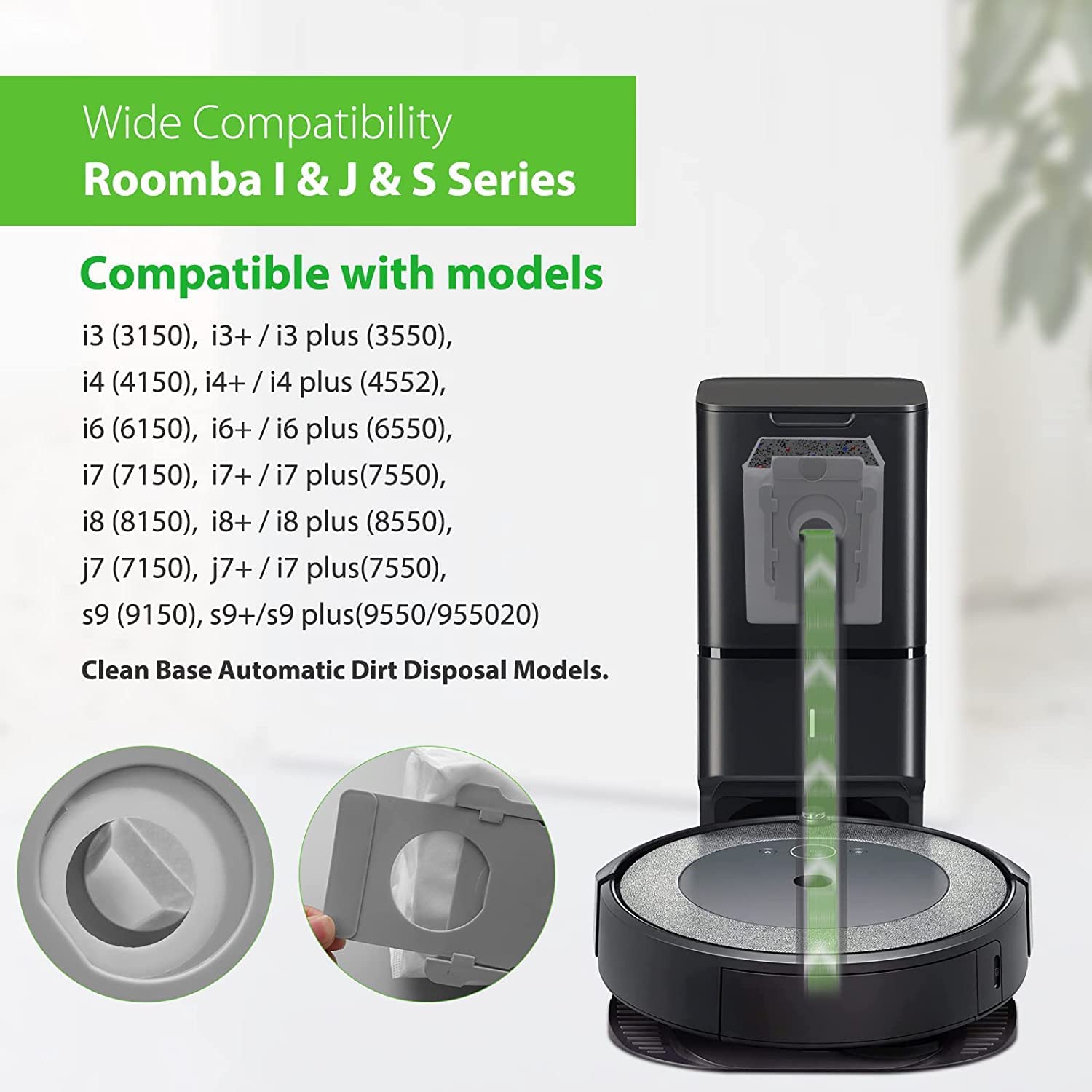 Watch Irobot Roomba Vacuum Bags Cleaner Dust bags clean base bags on ...