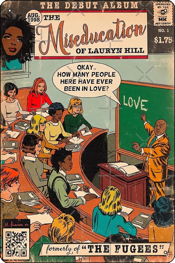 Amazon.com : The Fugees Love Of Lauryn Hill Poster Metal Tin Sign 12 X ...