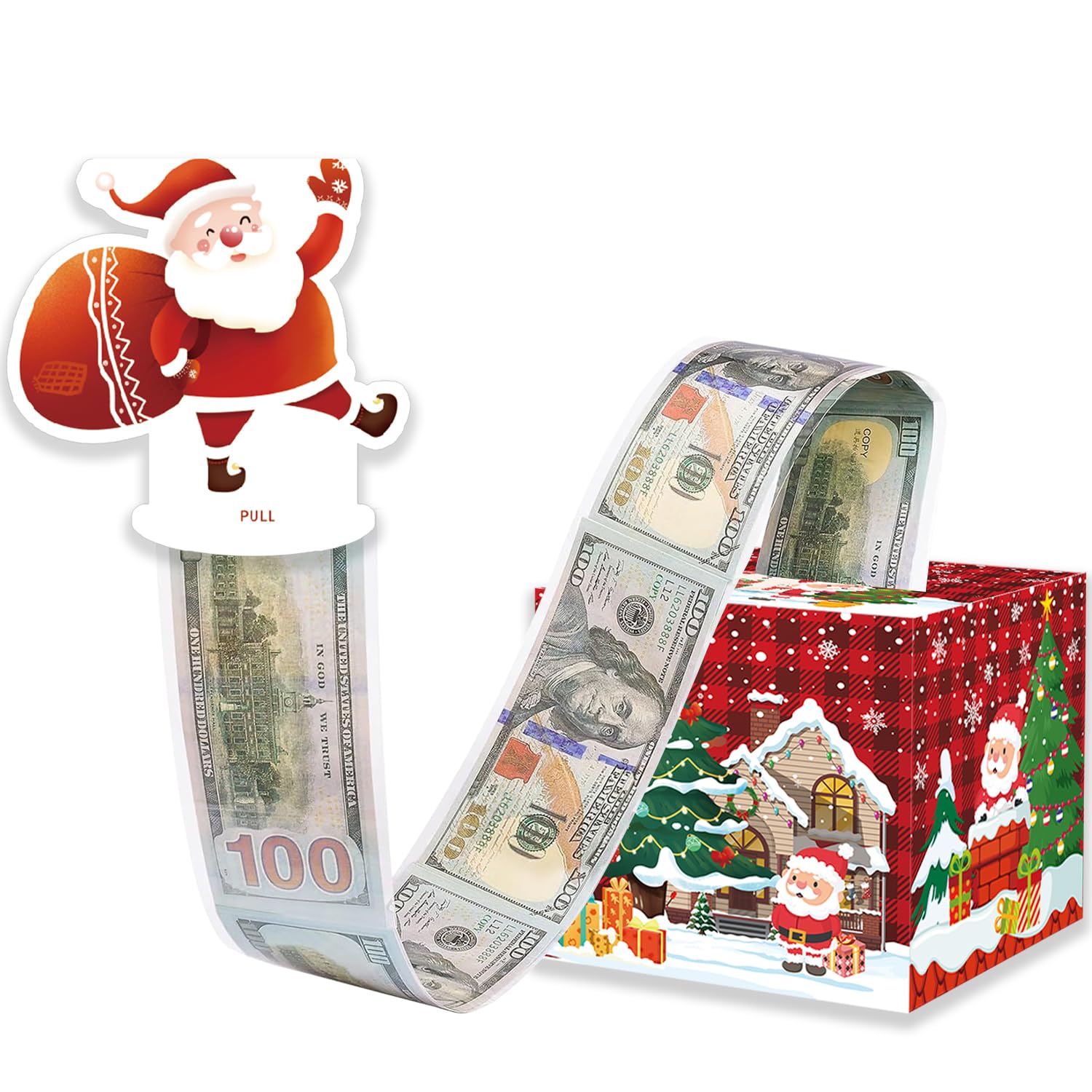 Amazon.com: Quimoy Christmas Money Box for Cash Gift, Money Gift Boxes ...