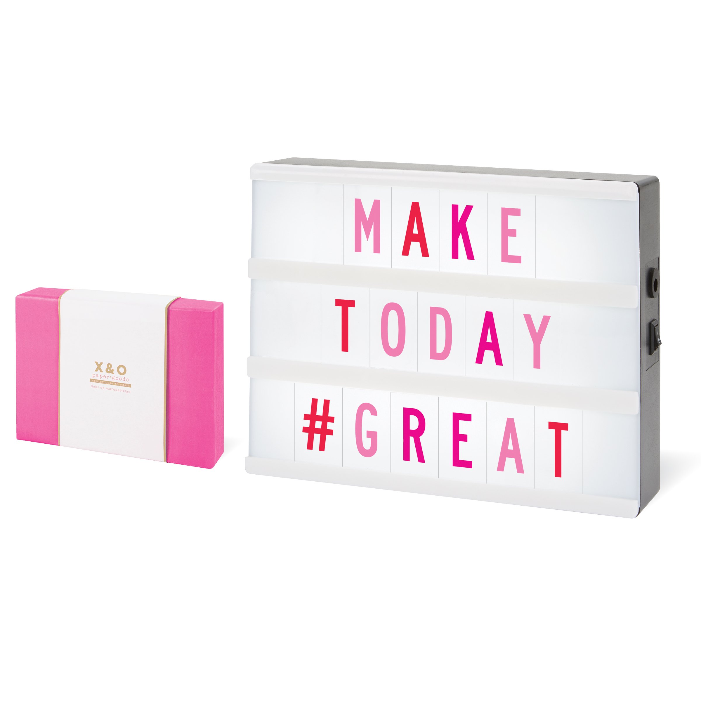 Amazon.com: C.R. Gibson LED Desktop Cinema Lightbox - Includes 85 ...