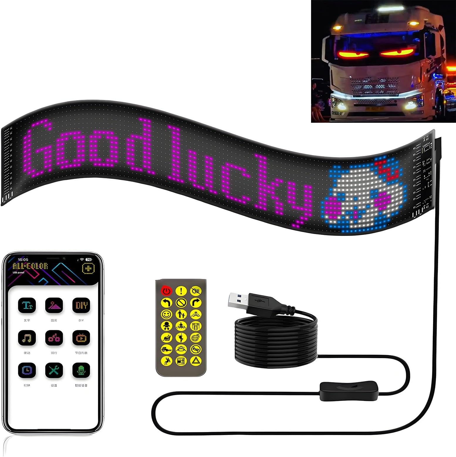 Blazexel Devil Eyes Light for Cars, Blazexel Devil Eyes Big Monster ...