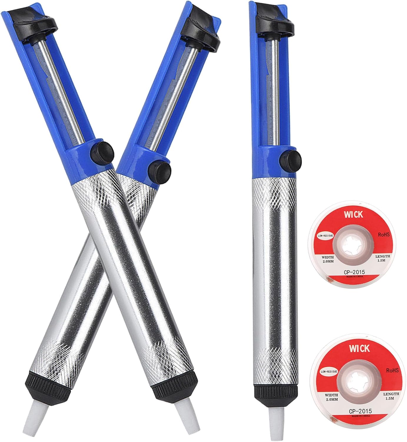 5-IN-1 Desoldering Tool-3PCS Solder Sucker,Desoldering Wick,2PCS Solder ...
