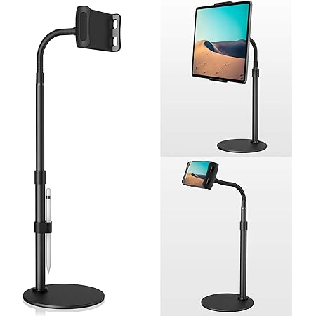 Amazon.com: Tablet Stand, Klearlook Height Adjustable Gooseneck Tablet ...