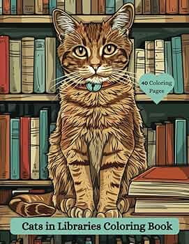 dewey there's a cat in the library coloring pages