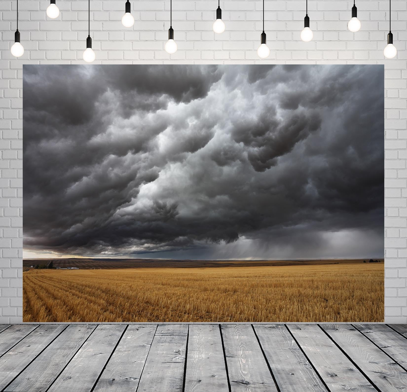 Air Fryer CORFOTO 8x6ft Storm Cloud Backdrop - Dark Thunderstorm Sky ...